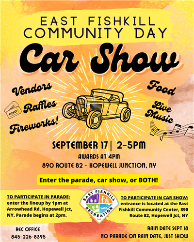 Town of East Fishkill Recreation: COMMUNITY DAY: September 17, 2022